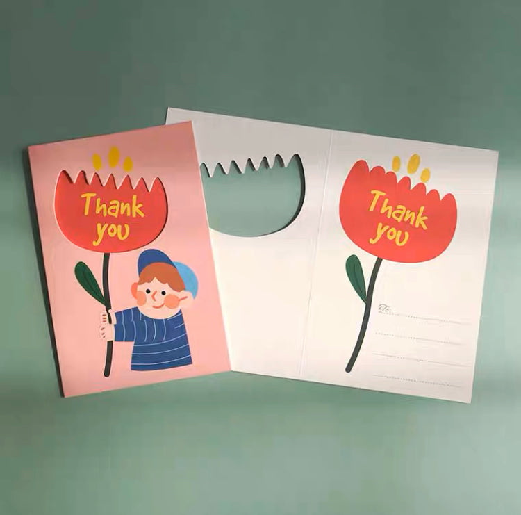 Greeting Cards - Thank You: Kid Design (GC-TQ-KD) – Starships Flowers ...