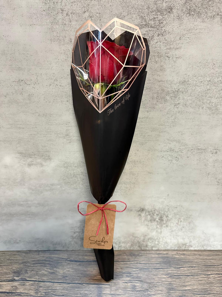 Single Stalk Fresh Flower Bouquet – Starships Flowers & Balloons