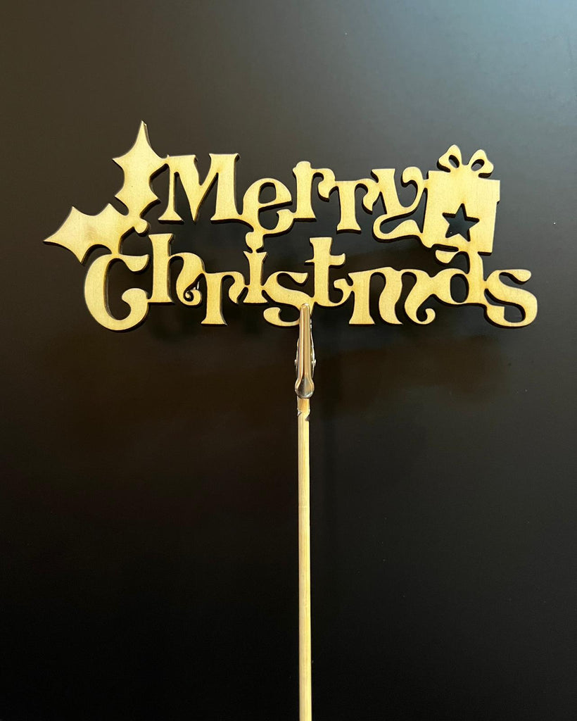 Wooden Topper – Starships Flowers & Balloons