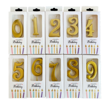 Number Candles Gold 290 – Starships Flowers & Balloons