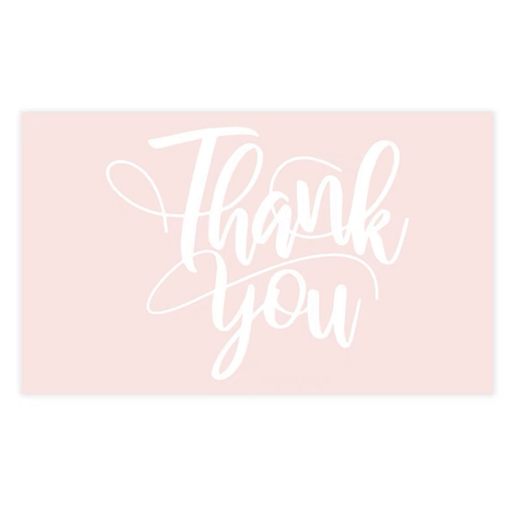 Mini Gift Card - Thank You (9cm x 5.4cm) – Starships Flowers & Balloons