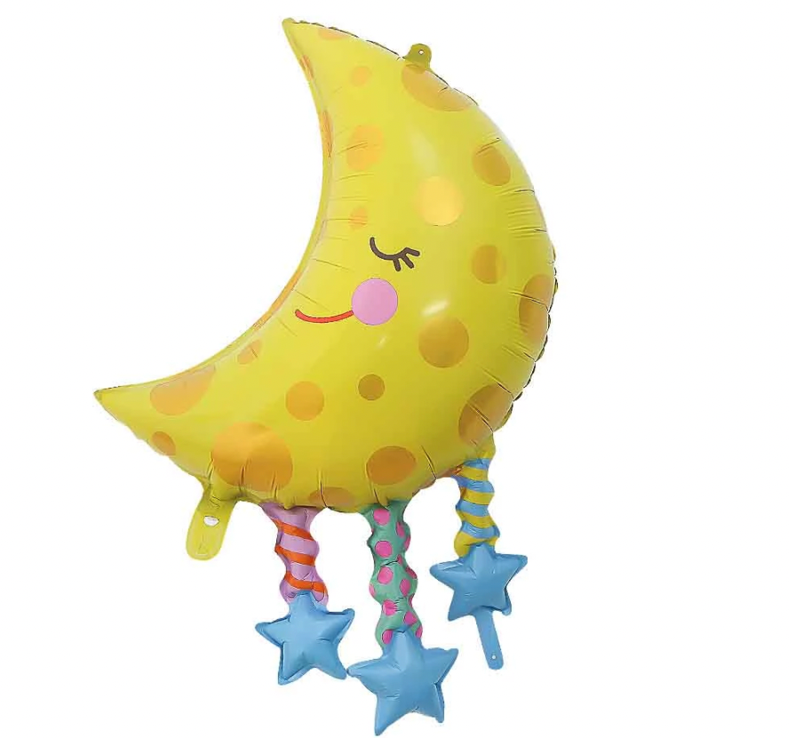 Large Foil Moon 1 (64cm x 84cm) – Starships Balloons