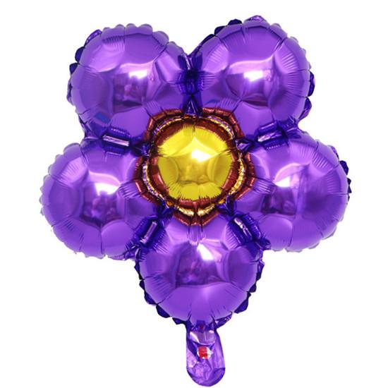 Small Foil Purple Flower (55cm) – Starships Flowers & Balloons