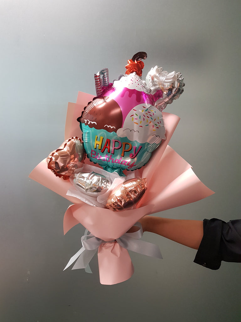SPACE Bouquet - Happy Birthday Sundae – Starships Flowers & Balloons