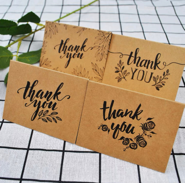 Small Gift Card - Thank You (10.2cm x 7.5cm) 1s – Starships Balloons