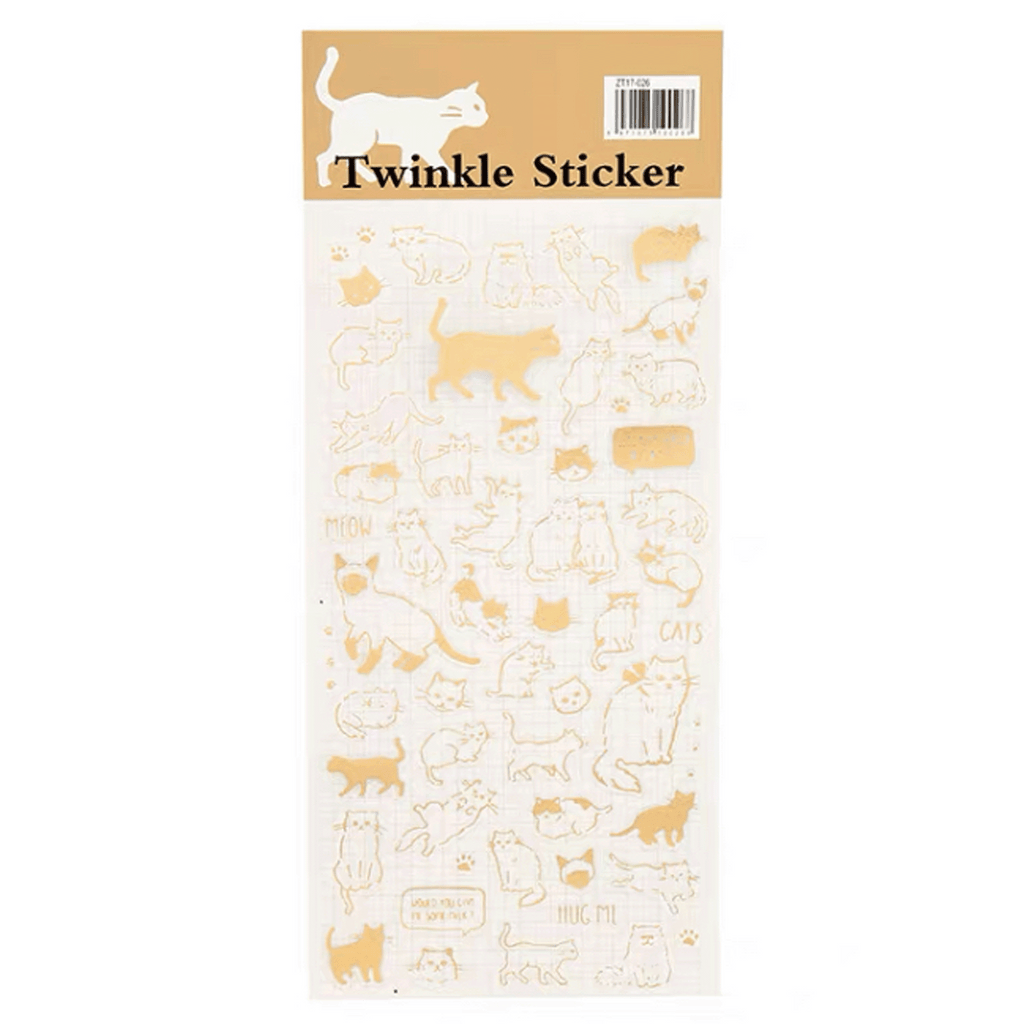Twinkle Stickers - Gold Foil – Starships Balloons