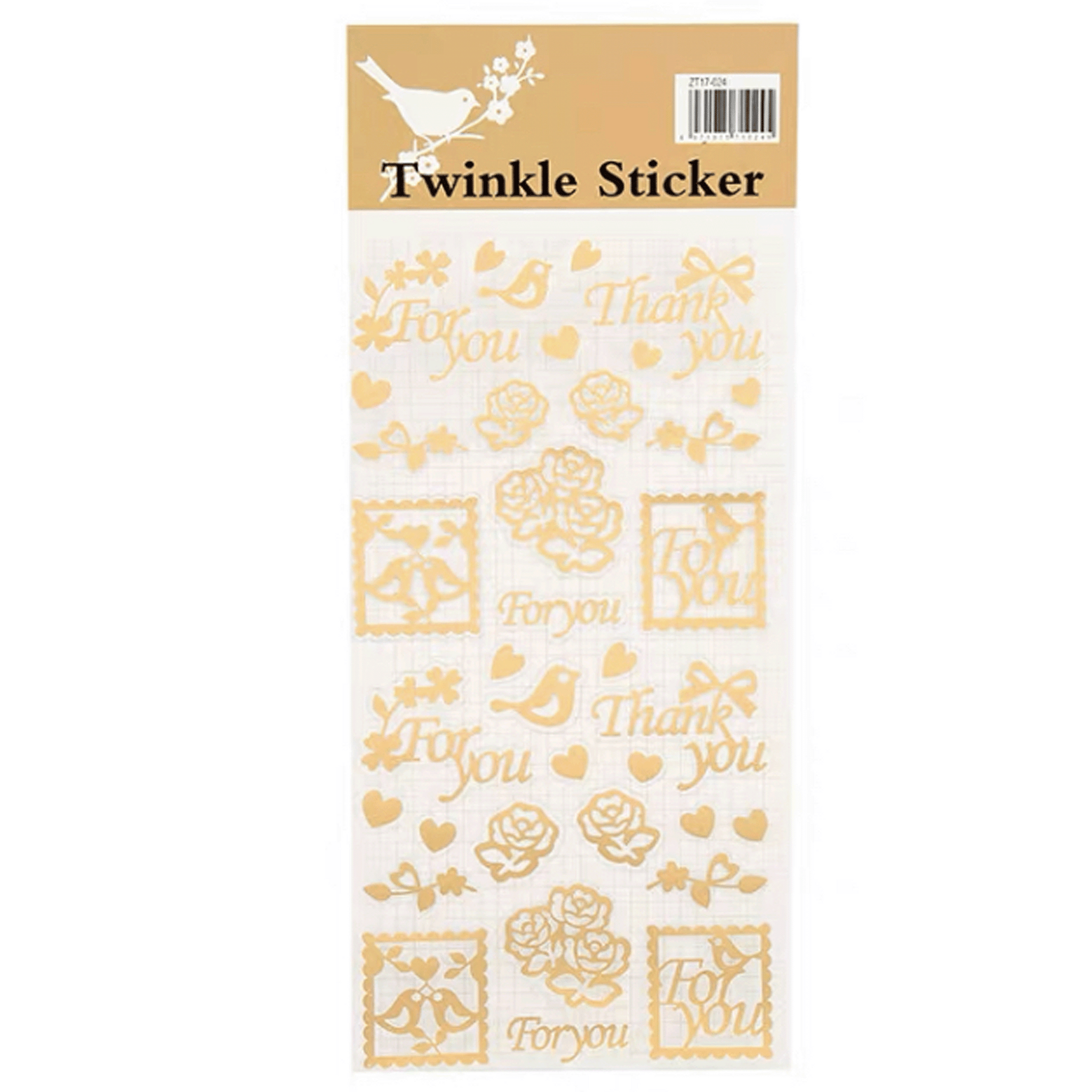Twinkle Stickers - Gold Foil – Starships Balloons