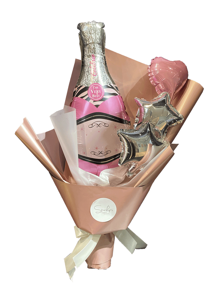 Occasion Balloon Bouquet with Mini Foil Balloons – Starships Flowers ...